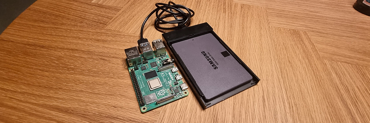 Raspberry Pi og SSD opsætning » Smarthjemmet