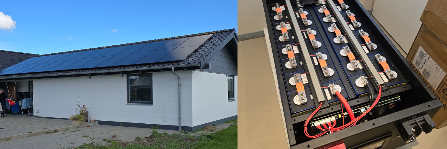 Solceller, inverter og stort gør-det-selv batteri - på den rigtige måde ...